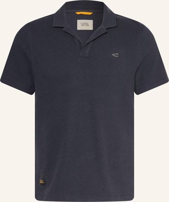 Camel Active Camel Active Strick-Poloshirt blau