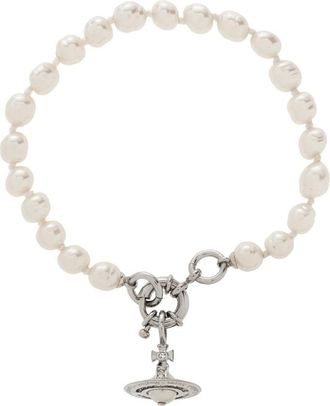 Vivienne Westwood Aleksa Bracelet - Femme - Accessoires - Blanc - Taille: M