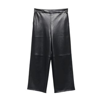 Max Mara Femme, Pantalons, Bleu, Taille: 38 FR Pantalon large en jersey