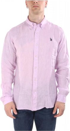 U.S.Polo Association U.s. Polo Assn., Homme, Chemises, Rose, Taille: 2XL U.s. Polo Assn - Chemises > Chemises D&eacute;contract&eacute;es