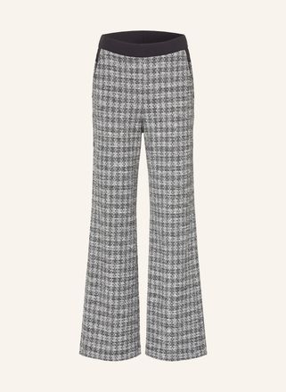 Sportalm Marlenehose Aus Boucl&eacute; Mit Glitzergarn schwarz