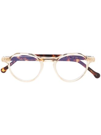 Lesca Icon Brille in Schildpattoptik - Nude