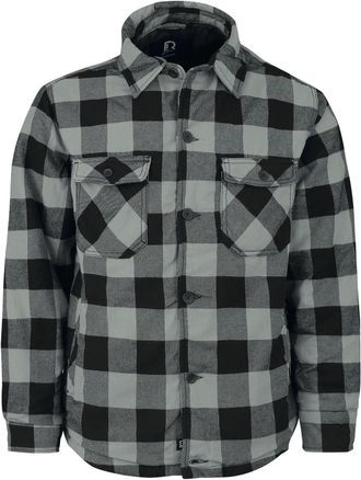 Brandit Lumber Jacket, Farbe: black+charco, Größe: XXL