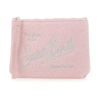MC2 Saint Barth Femme, Sacs, Rose, Taille: ONE Size Aline Lurex Pouch