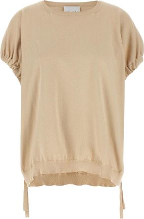 Nude Nude, Femme, Blouses et Chemises, Beige, Taille: 38 FR T-shirt en maille
