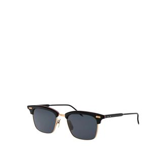 Thom Browne Quadratische Sonnenbrille f&uuml;r stilvollen Schutz - - Accessories - Herren - Schwarzk - 52 MM