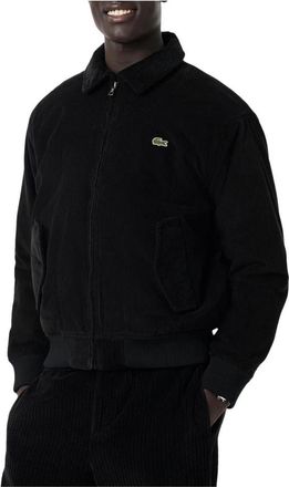 Lacoste Gef&uuml;tterte Cord-Bomberjacke - - Jackets - Herren - Schwarzk - M