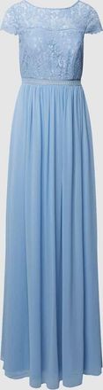 Jake*s Abendkleid mit floraler Spitze