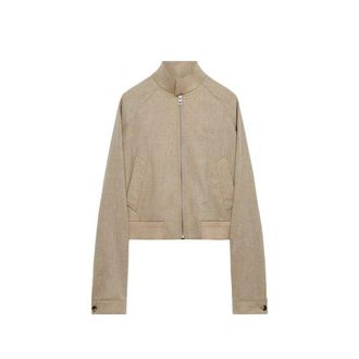 Loewe Veste zipp&eacute;e &agrave; col montant cachemire, laine et coton m&eacute;lang&eacute;s