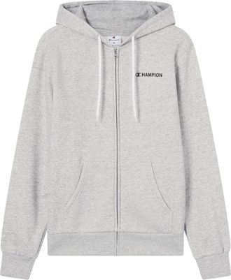 Champion Sweatjacke FULL ZIP HOODIE SWEATSHIRT OXFORD GREY