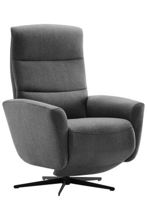 Livetastic Relaxsessel, Dunkelgrau, Textil, 76x104x77 cm, Relaxfunktion, Wohnzimmer, Sessel, Relaxsessel