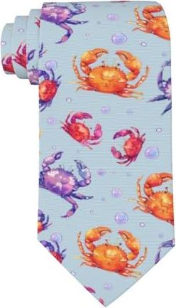 Generic Crabes Mignons Et Colorés Cravates Décontractée Cravate Homme Polyvalente Cravate Pour Célébrations Événements Mariages