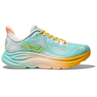 Hoka One One Hoka Clifton 10 Damen-Sneaker, Weiss/opulenter Garten, 38 EU
