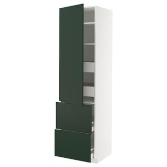 IKEA METOD / MAXIMERA Hochschr. B&ouml;d/4 Schubl./T&uuml;r/2 Fro