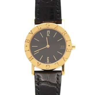 Bulgari Pre-owned Au750 Quartz - Femme - Pre-owned - Noir - Taille: ONE Size