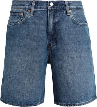 Levi's 468 STAY LOOSE SHORTS DARK INDIGO - WORN IN