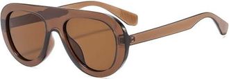 Generic Lunettes De Soleil Vacances For Hommes, Plein Air For La Conduite, Sport For Femmes(Brown)