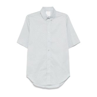 Givenchy Kurz&auml;rmeliges Hemd - - Shirts - Herren - Grau - L