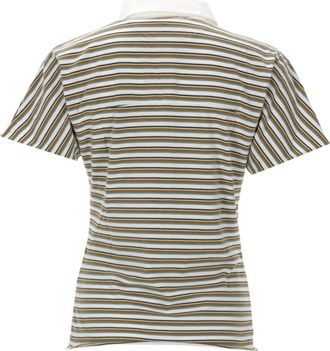 Golden Goose Striped Cotton Polo Shirt - Multicolor