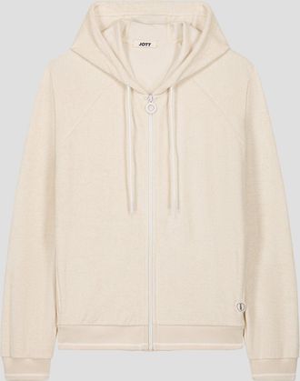 Jott Veste zipp&eacute;e &agrave; capuche Naturel Tellin - Taille S