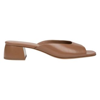 Estro & Luminara Femme, Chaussures, Brun, Taille: 38 EU Mules &agrave; Talons Bas
