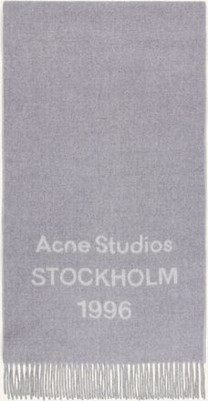 Acne Studios Schal grau