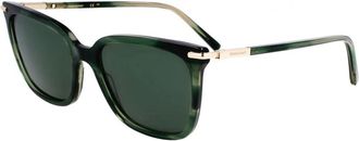 Ferragamo Lunettes de soleil rectangulaires Sf2037S - unisex - Accessoires - Vert - Taille: 56 MM