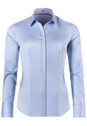 Vincenzo Boretti Klassische Bluse leicht tailliert