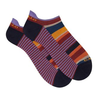 Gallo Gallo, Homme, Sous-vêtements, Multicolore, Taille: M Baskets homme en coton rouge à rayures multicolores et windsor