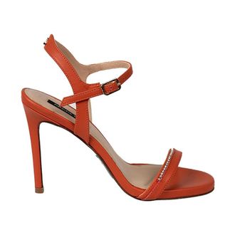 Patrizia Pepe Glam Strass High Heel Sandalen - - Shoes - Damen - Orange - 37 EU