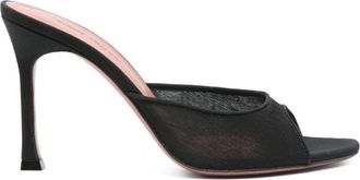 Amina Muaddi Femme, Chaussures, Noir, Taille: 40 EU Alexa Slipper Sandales
