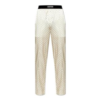 Tom Ford Seiden-Pyjamahose - - Nightwear & Lounge - Herren - Beige - L