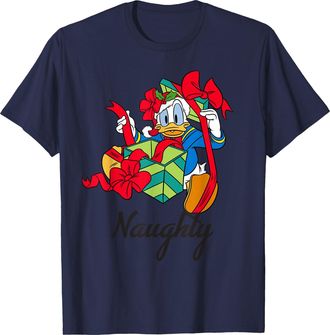 Disney Donald Duck Naughty Wrapped Present T-Shirt