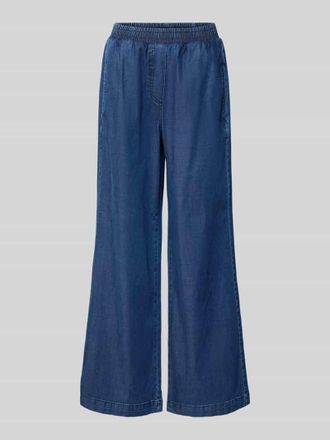 Smith & Soul Wide Leg Stoffhose in Denim-Optik