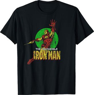 MARVEL Retro-Jetpack-Emblem von Marvel The Invincible Iron Man, Vintage-Stil T-Shirt