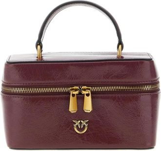Pinko Love Birds Vanity Case - - Bags - Damen - Rot - ONE SIZE