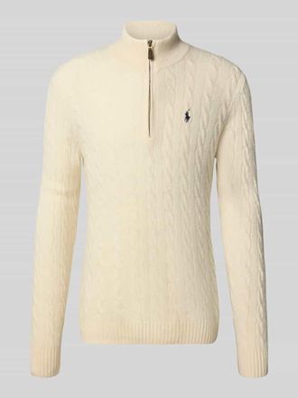 Polo Ralph Lauren Regular Fit Troyer aus Woll-Kaschmir-Mix