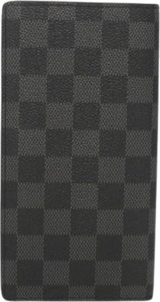 Louis Vuitton Portefeuille long bifold Brazza Pre-owned - Homme - Pre-owned - Gris - Taille: ONE Size