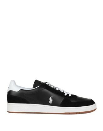 Ralph Lauren COURT LEATHER & SUEDE SNEAKER