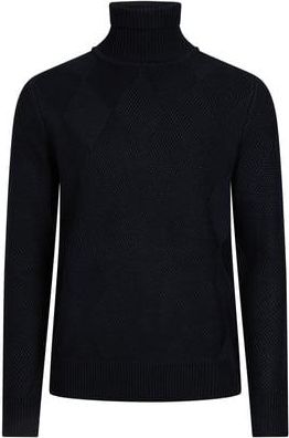 Strellson Pull uni col montant en laine m&eacute;lang&eacute;e