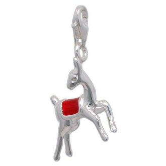Melina 925 Charms Pendentif cerf Rudolph Argent 925