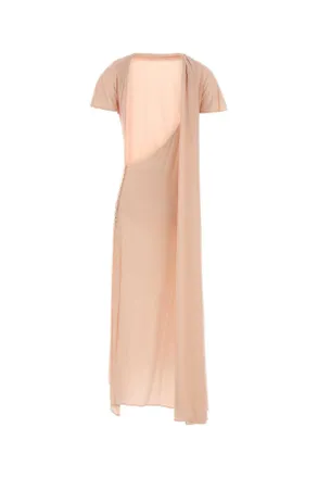 Magda Butrym Womens Pastel Pink Stretch Crepe Dress Exterior: Cupro Elastane Abiti