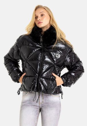 Cipo & Baxx Winterjacke Jacken mit Kunstfellkragen, WM134