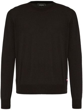 Dsquared2 pull en coton - Noir
