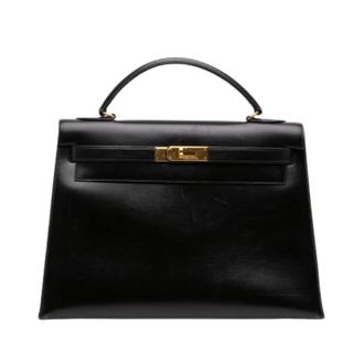 Herm&egrave;s Pre-owned Kelly Sellier 32 - Femme - Pre-owned - Noir - Taille: ONE Size
