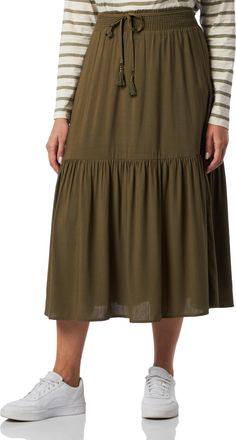 Springfield Damen Rock, Dunkes Kakigrün, Small