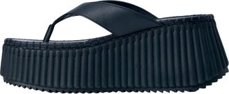 Chlo&eacute; Femme, Chaussures, Noir, Taille: 38 EU Sandales compens&eacute;es Nama