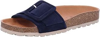 Verbenas 3304020268 Reiko Velour - Mules pour femme - Marino, Bleu marine, 39 EU