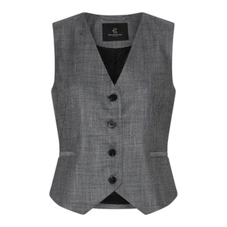 Bruuns Bazaar Femme, Vestes, Gris, Taille: 46 FR KuraBBBielle Waistcoat