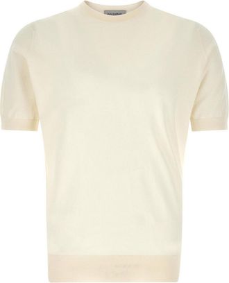 John Smedley T-Shirt - Blanc